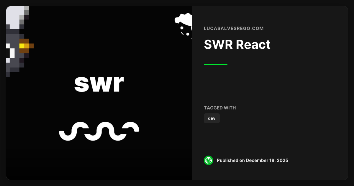 SWR React | Lucas Alves Rego